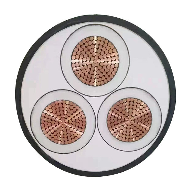 STA Armored Copper Conductor 11KV XLPE Insulated LSZH 3 Core High Voltage Power Cable